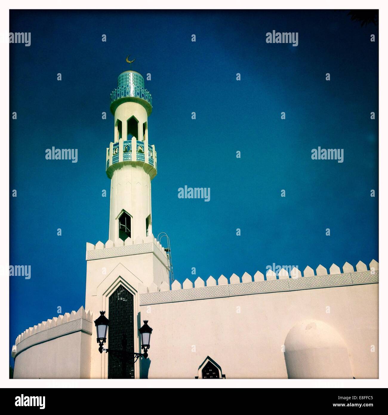 Minaret architectural detail Cut Out Stock Images & Pictures - Alamy
