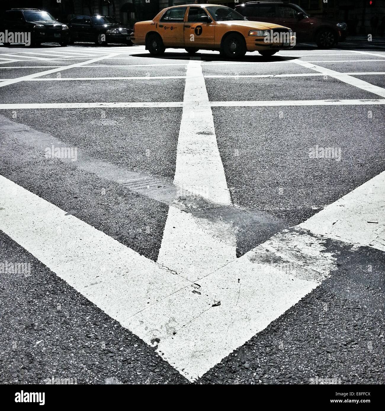 Road Markings And Junction Stock Photos & Road Markings And Junction ...