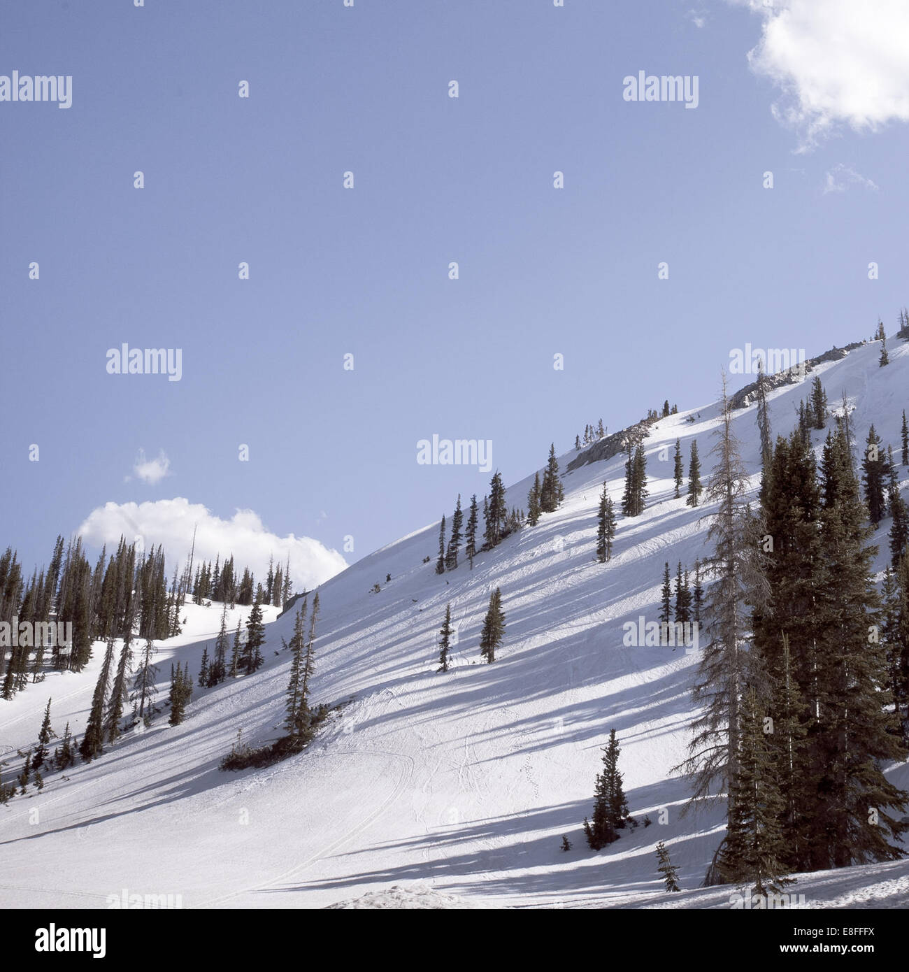 Snowy hillside hi-res stock photography and images - Alamy