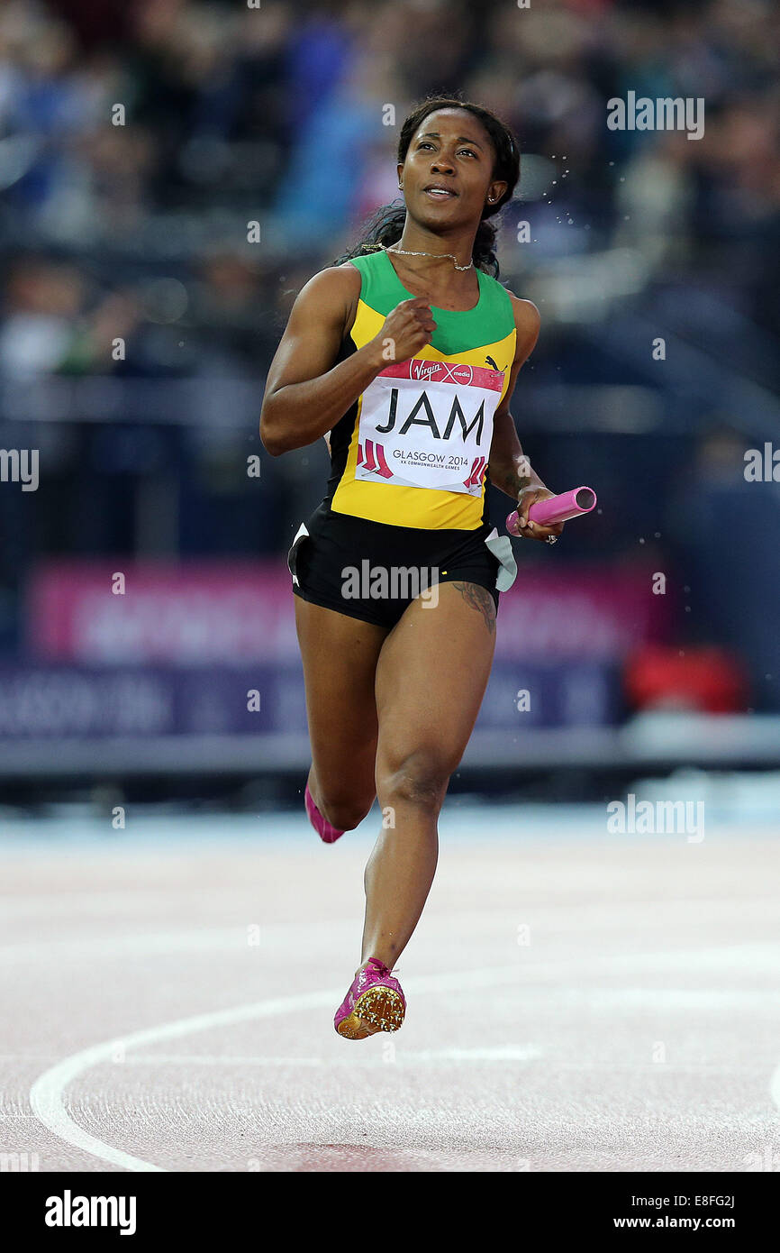 Shelly-Ann Fraser-Pryce. Jamaica Gold Medal. Nigeria Silver Medal and ...