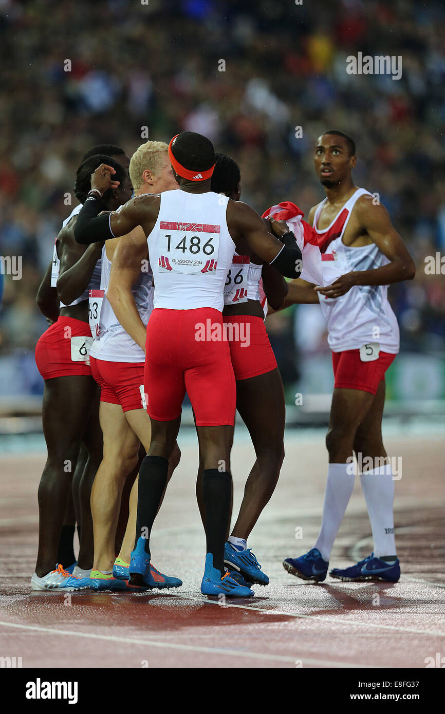Matthew Hudson-Smith (ENG), Conrad Williams (ENG, head band), Michael ...