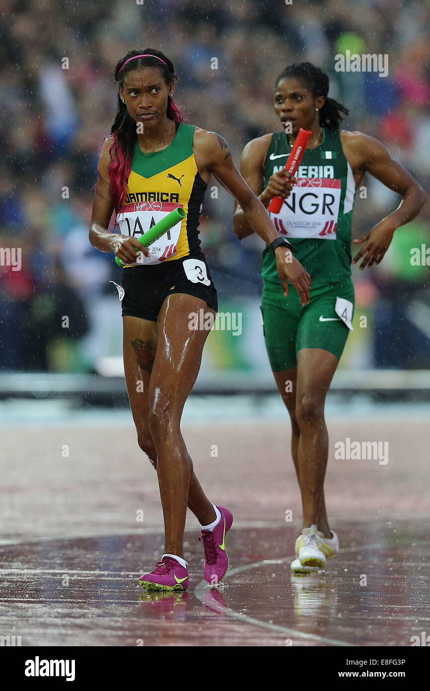 Stephanie McPherson (JAM) and Folashade Abugan (NGR). Jamaica Gold ...