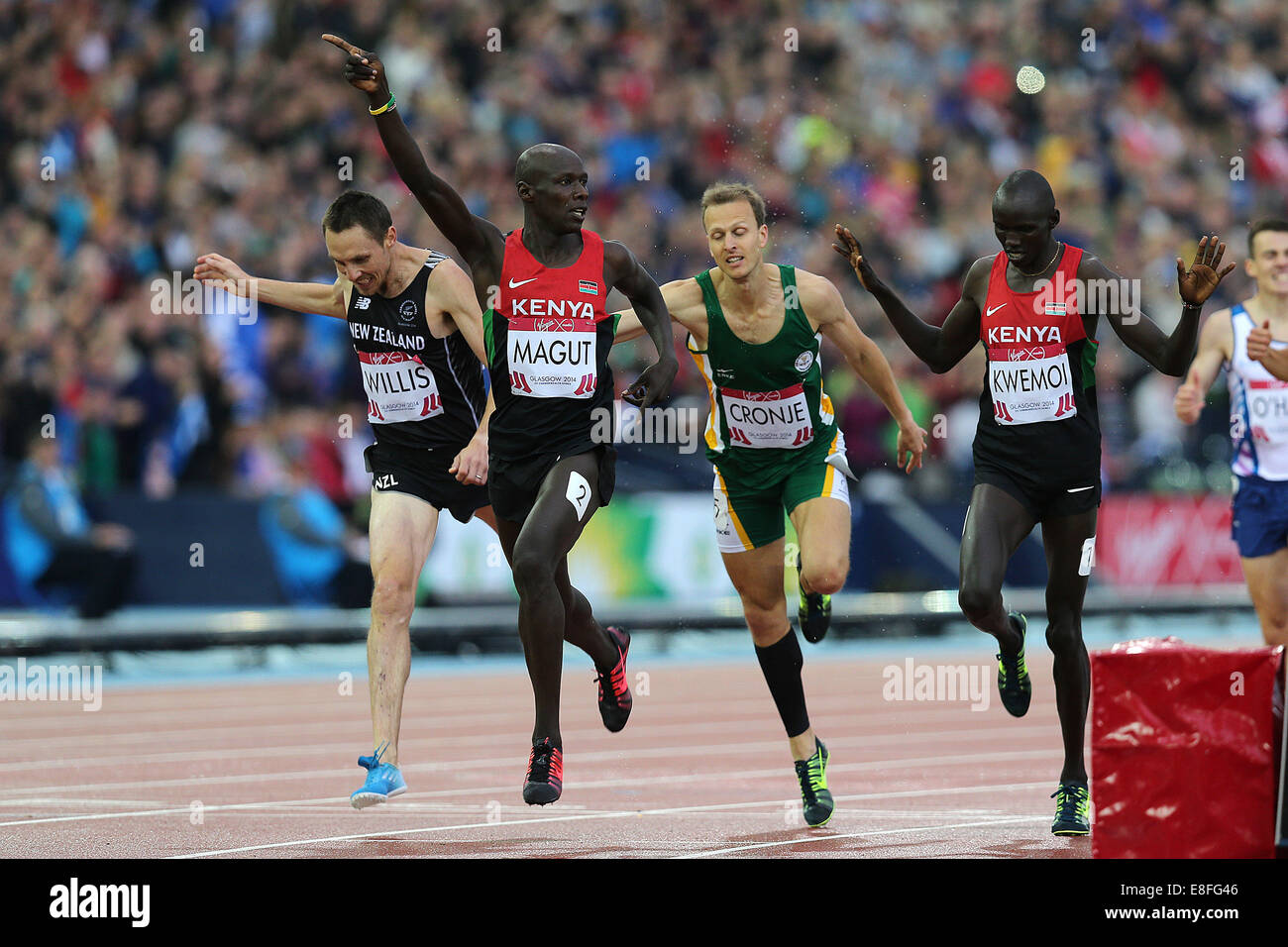 James Magut (KEN) Gold Medal. Ronald Kwemoi (KEN) Silver Medal and Nick ...