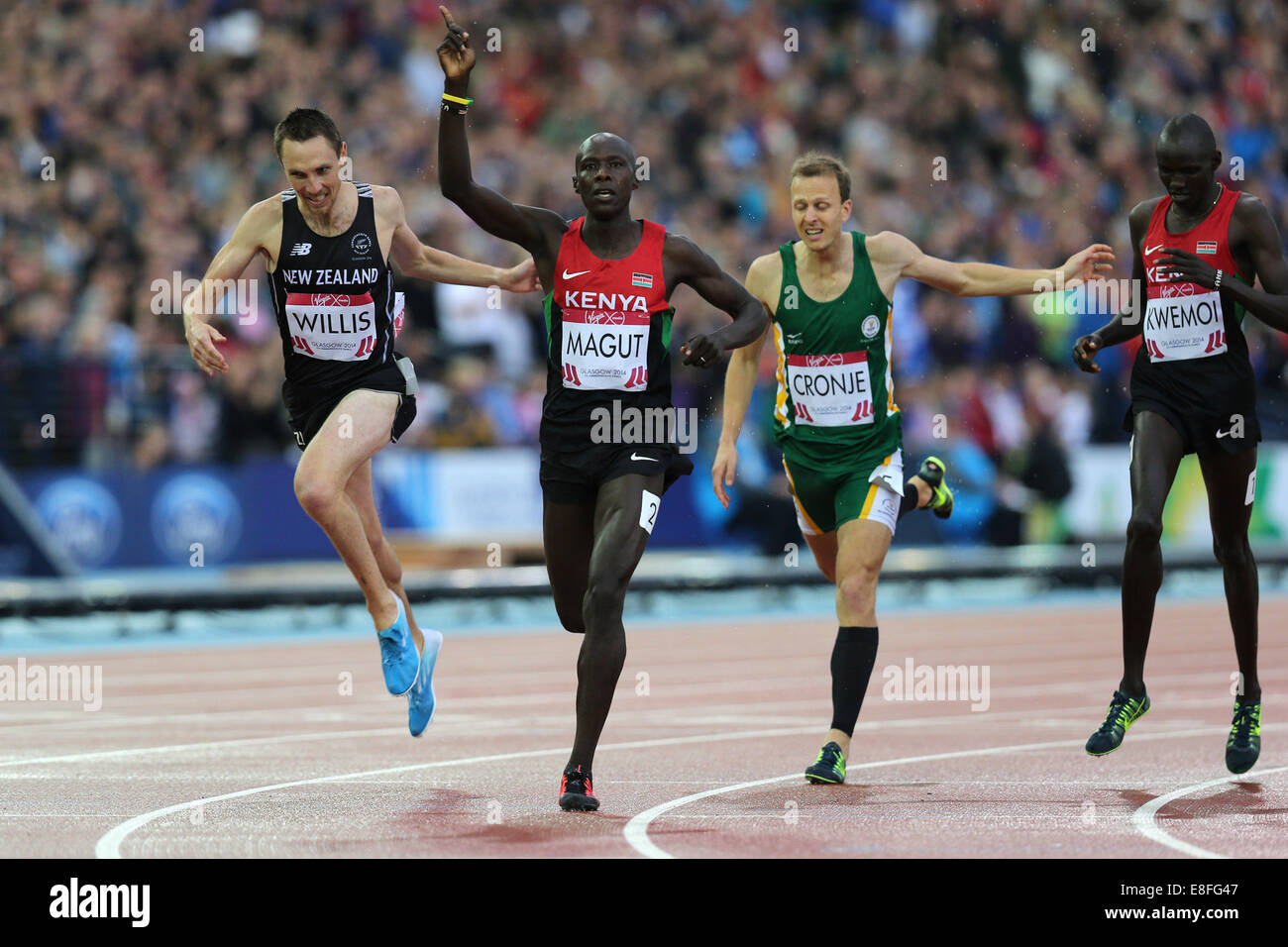 James Magut (KEN) Gold Medal. Ronald Kwemoi (KEN) Silver Medal and Nick ...