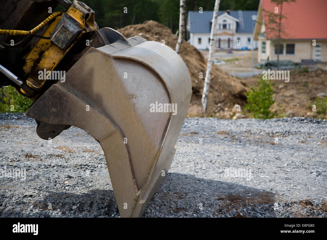 Close-up of a Mechanical digger Stock Photo - Alamy