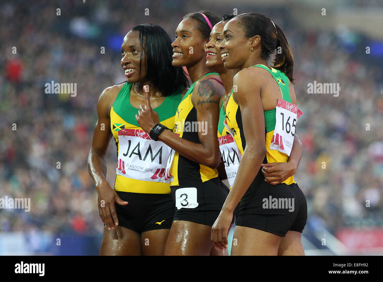 Christine Day, Novlene Williams-Mills, Anastasia Le-Roy and Stephanie ...