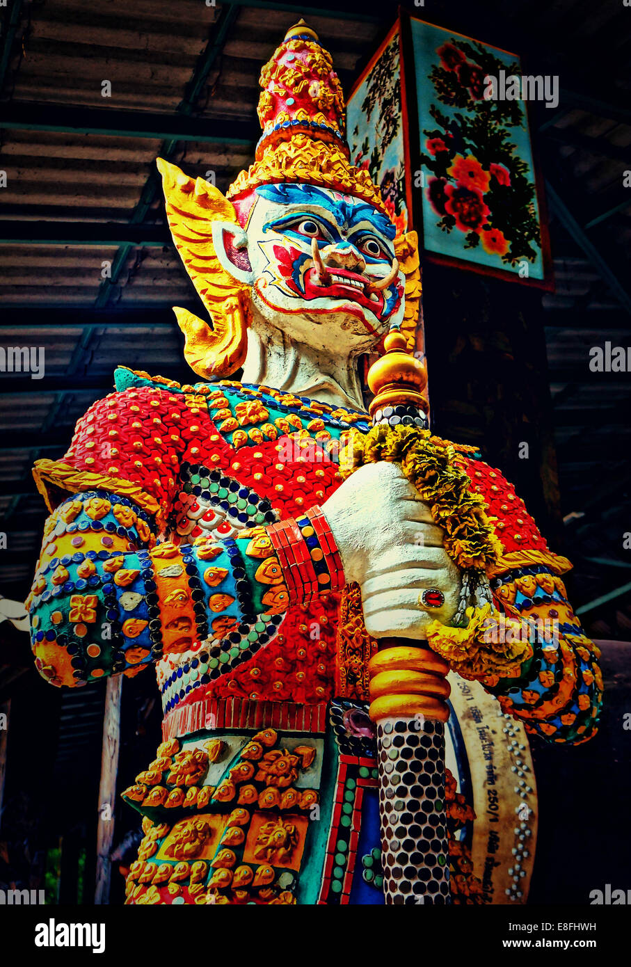 Thailand, Thai Warrior, Close-up view Stock Photo - Alamy