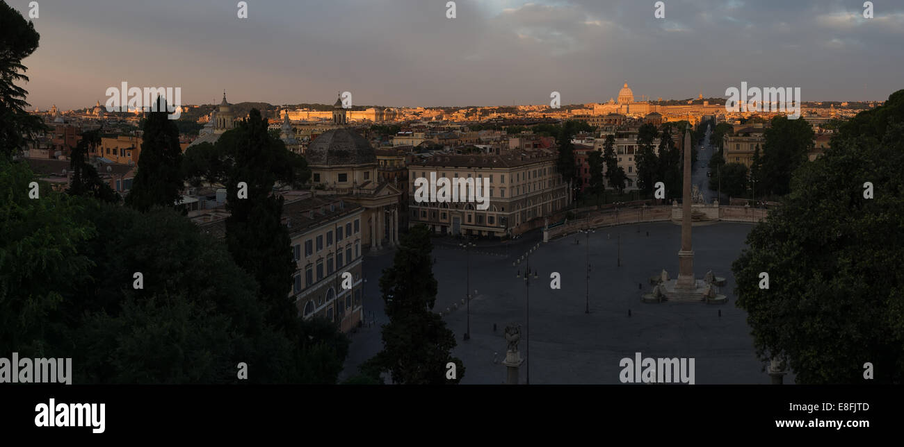Sunrise over Rome Stock Photo - Alamy