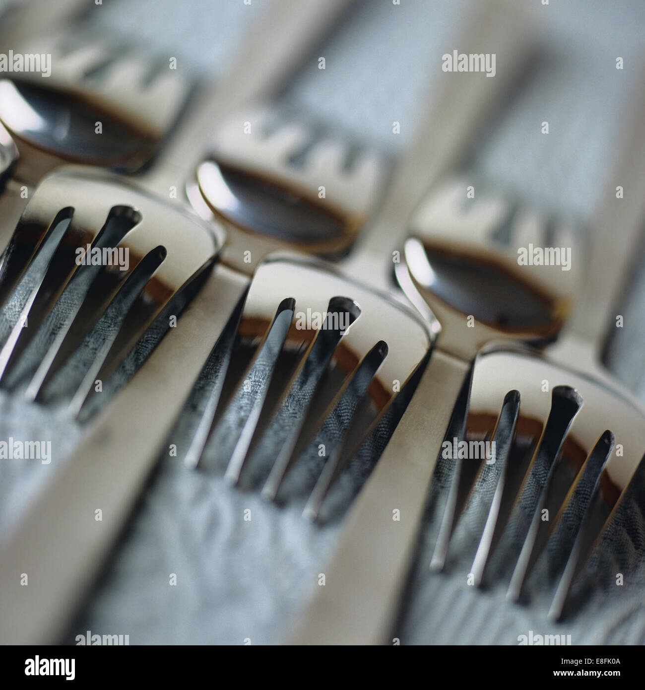 Close-up of forks Stock Photo - Alamy