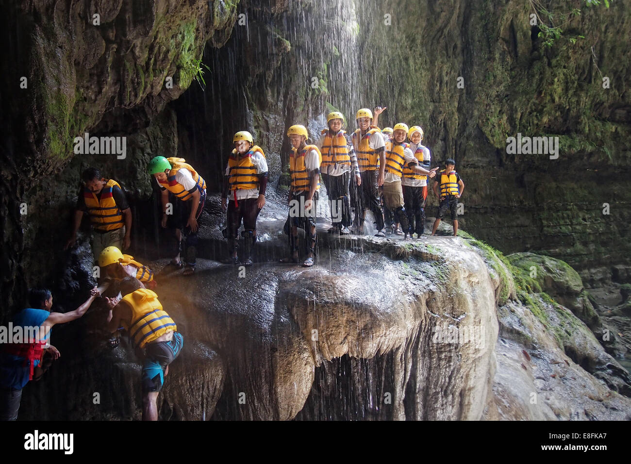 Indonesia, West Java, Cimerak, Green Canyon Stock Photo - Alamy