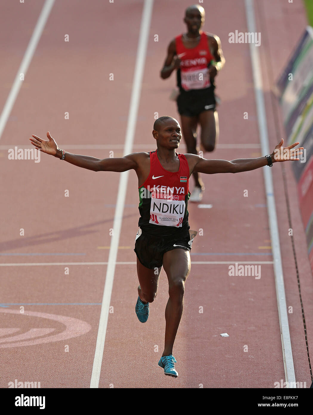 Jonathan Ndiku (KEN) wins the Gold Medal - Mens 3000m Steeplechase ...