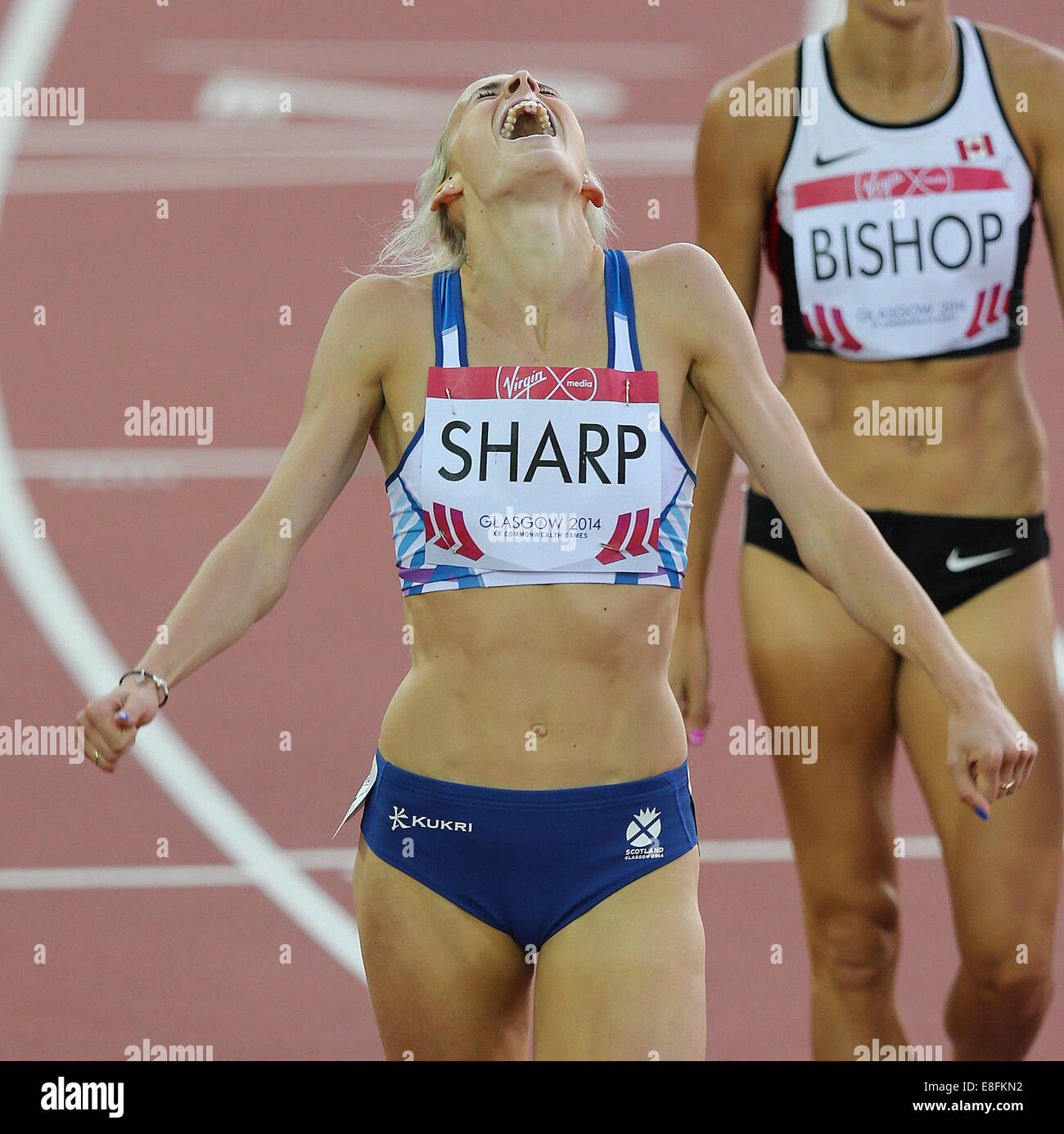 Womens 800m final commonwealth games 2014 hi-res stock photography and images - Alamy
