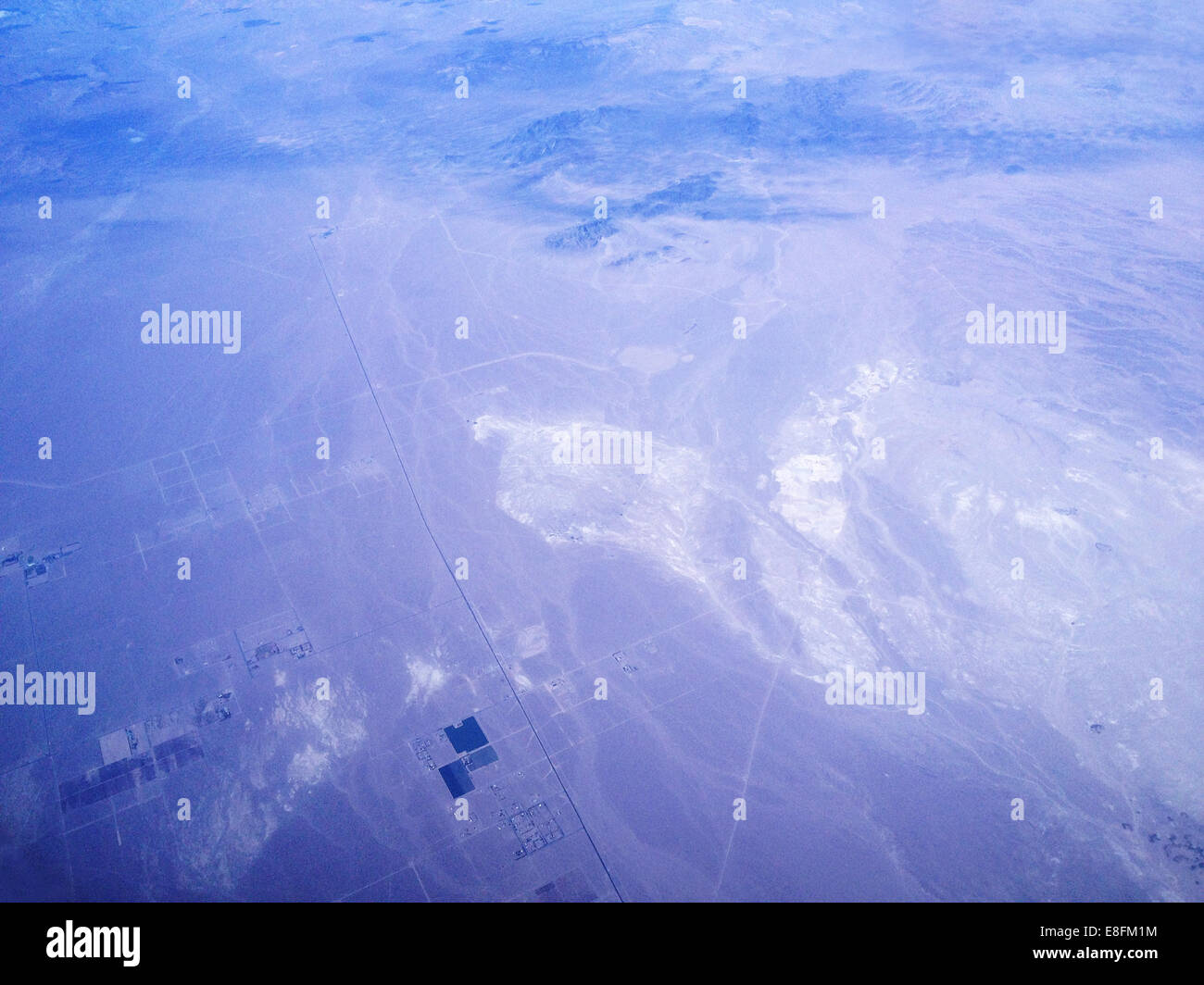 USA, Nevada, Nevada desert from above Stock Photo - Alamy