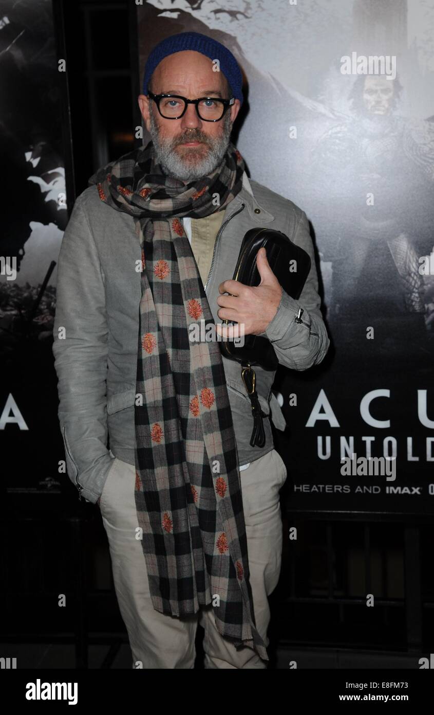 New York, NY, USA. 6th October, 2014. Michael Stipe at arrivals for ...