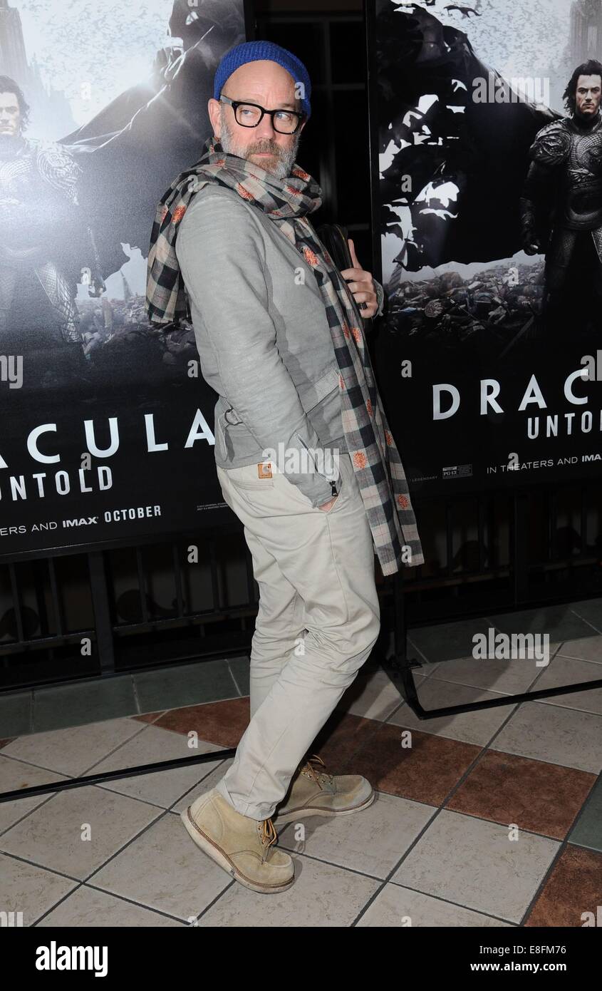 New York, NY, USA. 6th October, 2014. Michael Stipe at arrivals for ...