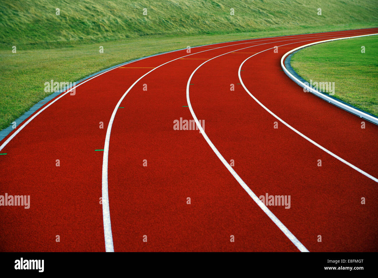 Close-up of running track Stock Photo - Alamy