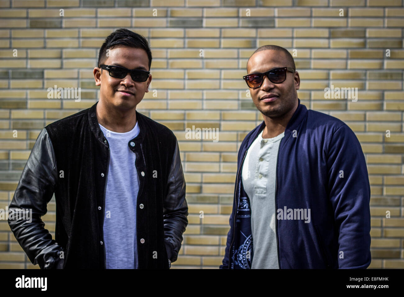 Netherlands Two Young Men Stock Photo - Alamy