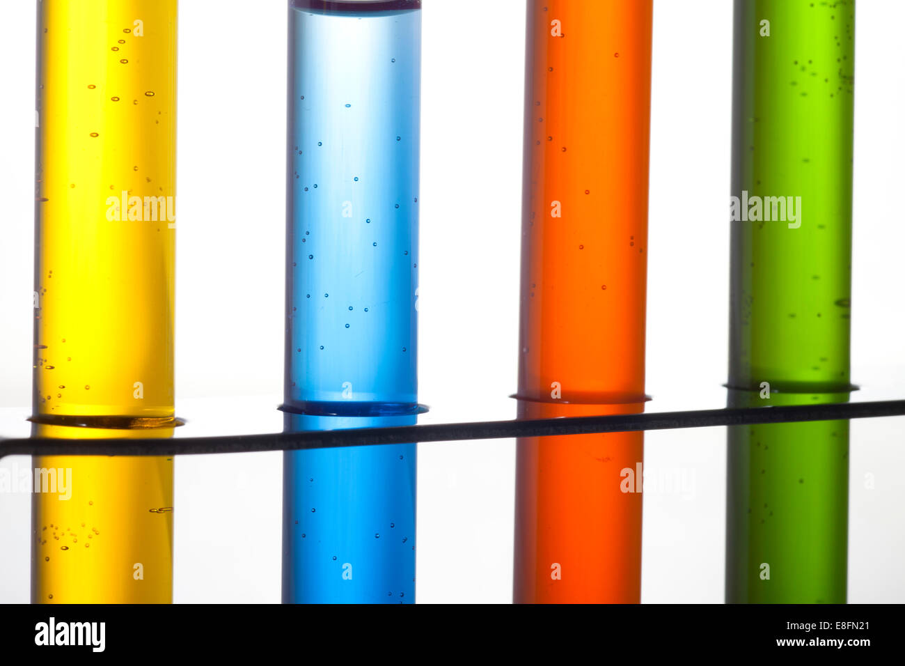 Four test tubes hi-res stock photography and images - Alamy