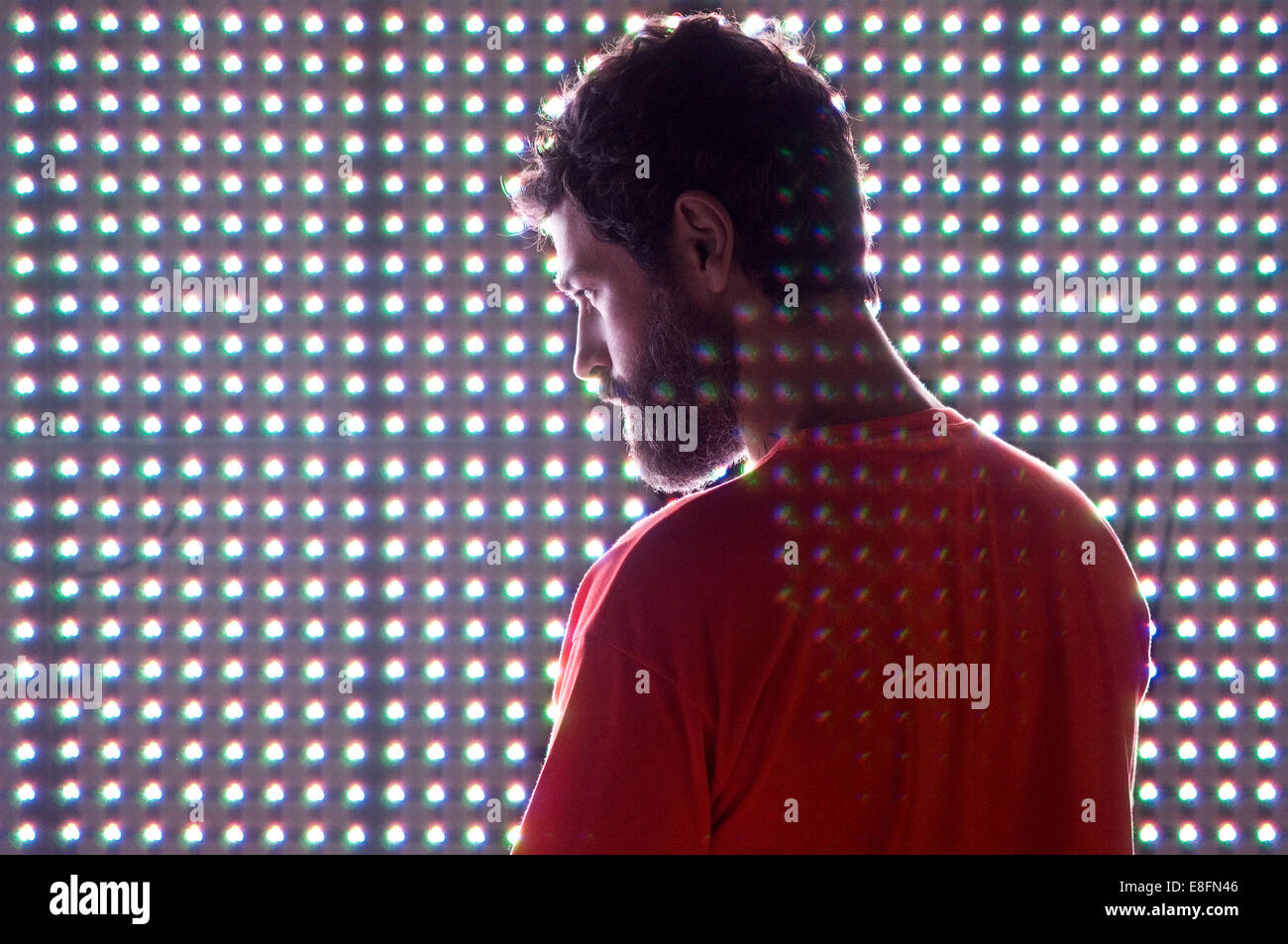 Man standing in front of an led screen hi-res stock photography and ...