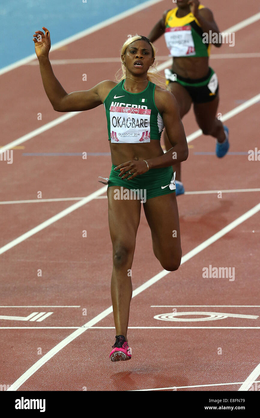 Blessing Okagbare (NGR) wins the Gold Medal - Womens 200m Final ...