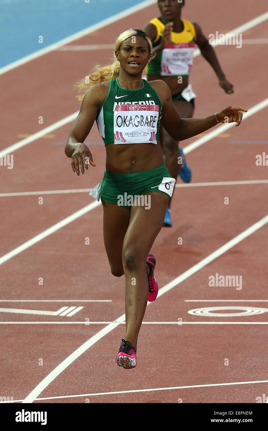 Blessing Okagbare (NGR) wins the Gold Medal - Womens 200m Final ...