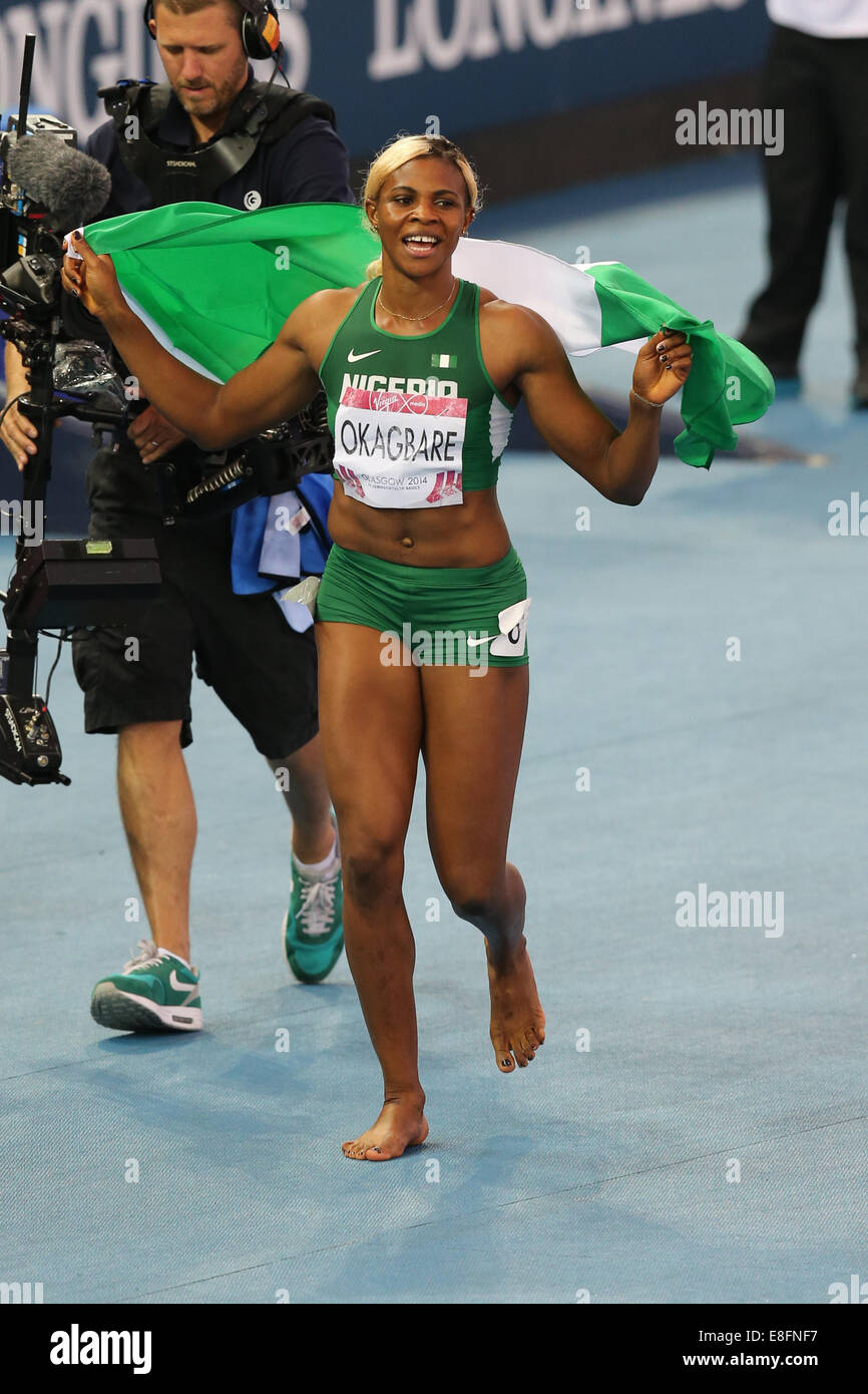 Blessing Okagbare (NGR) wins the Gold Medal - Womens 200m Final ...