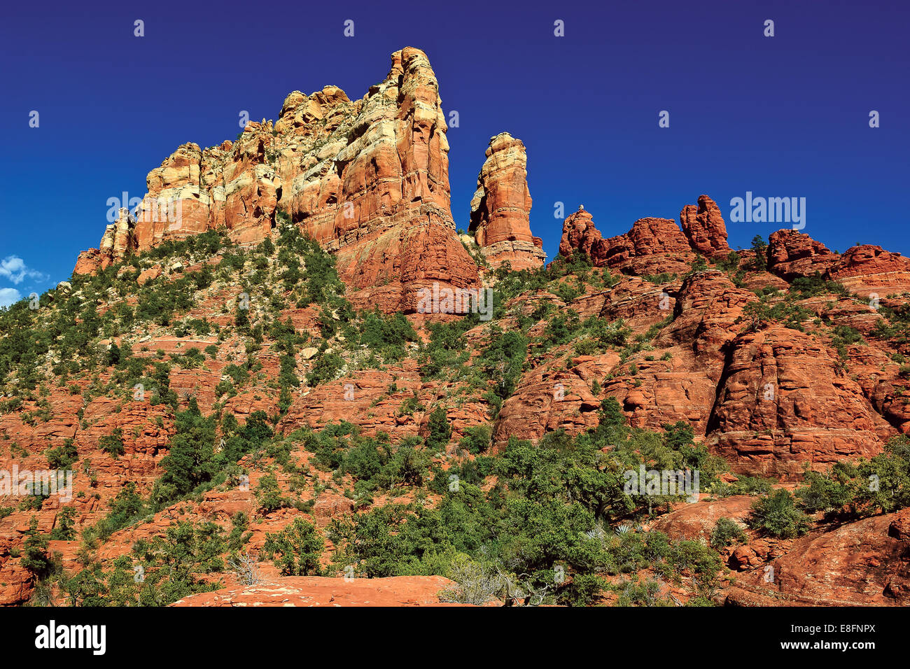 USA, Arizona, Sedona, Crimson Cliffs and Snoopy Rock Stock Photo - Alamy