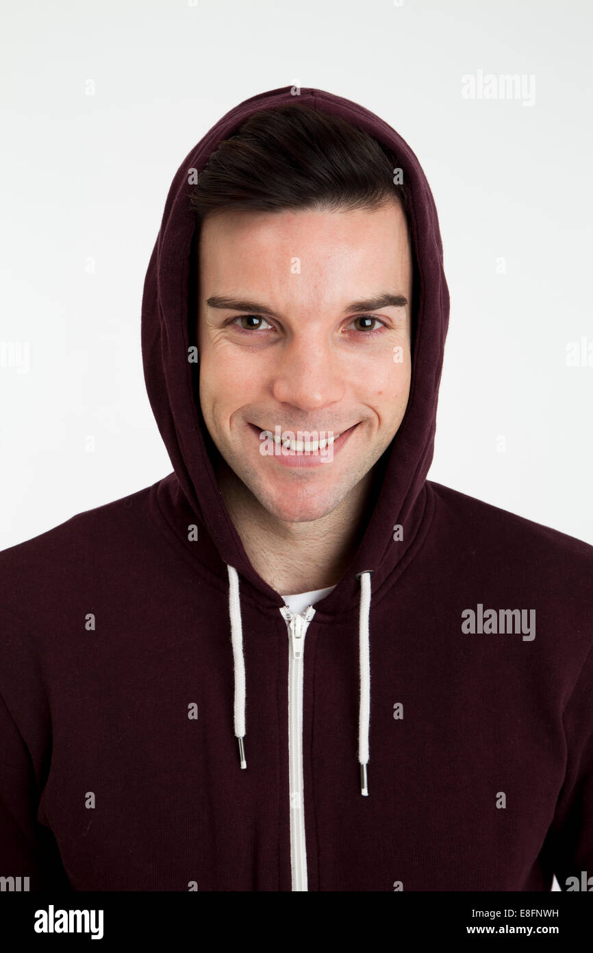 Close up portrait of a smiling man Stock Photo - Alamy