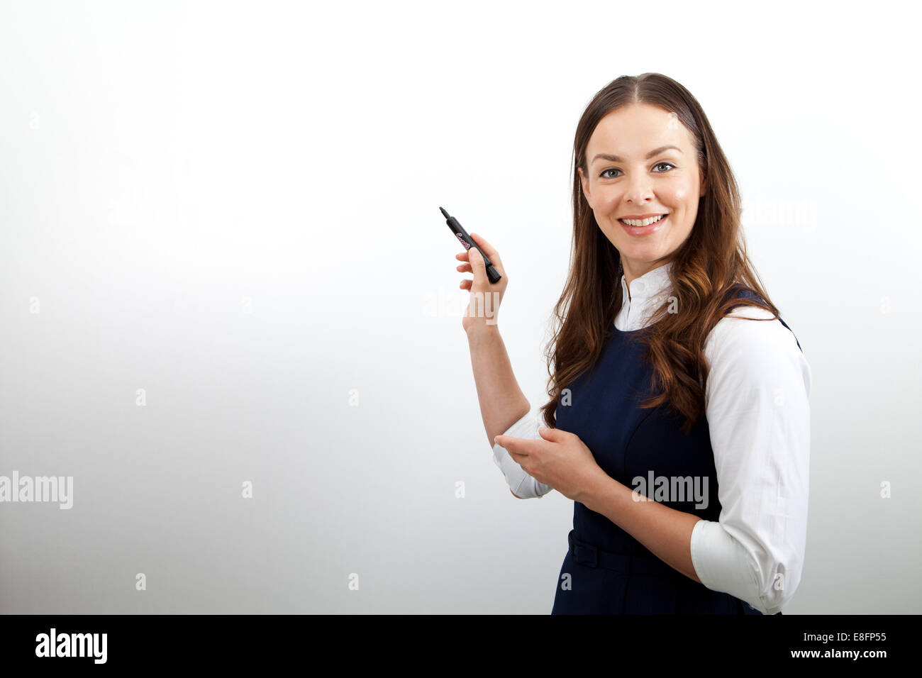 Woman doing presentation hi-res stock photography and images - Alamy