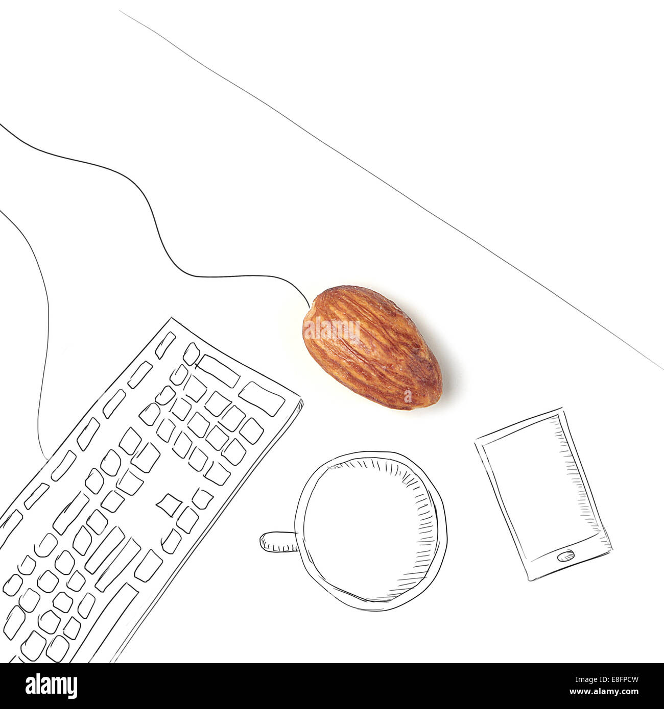 Desk Food Mouse High Resolution Stock Photography and Images - Alamy
