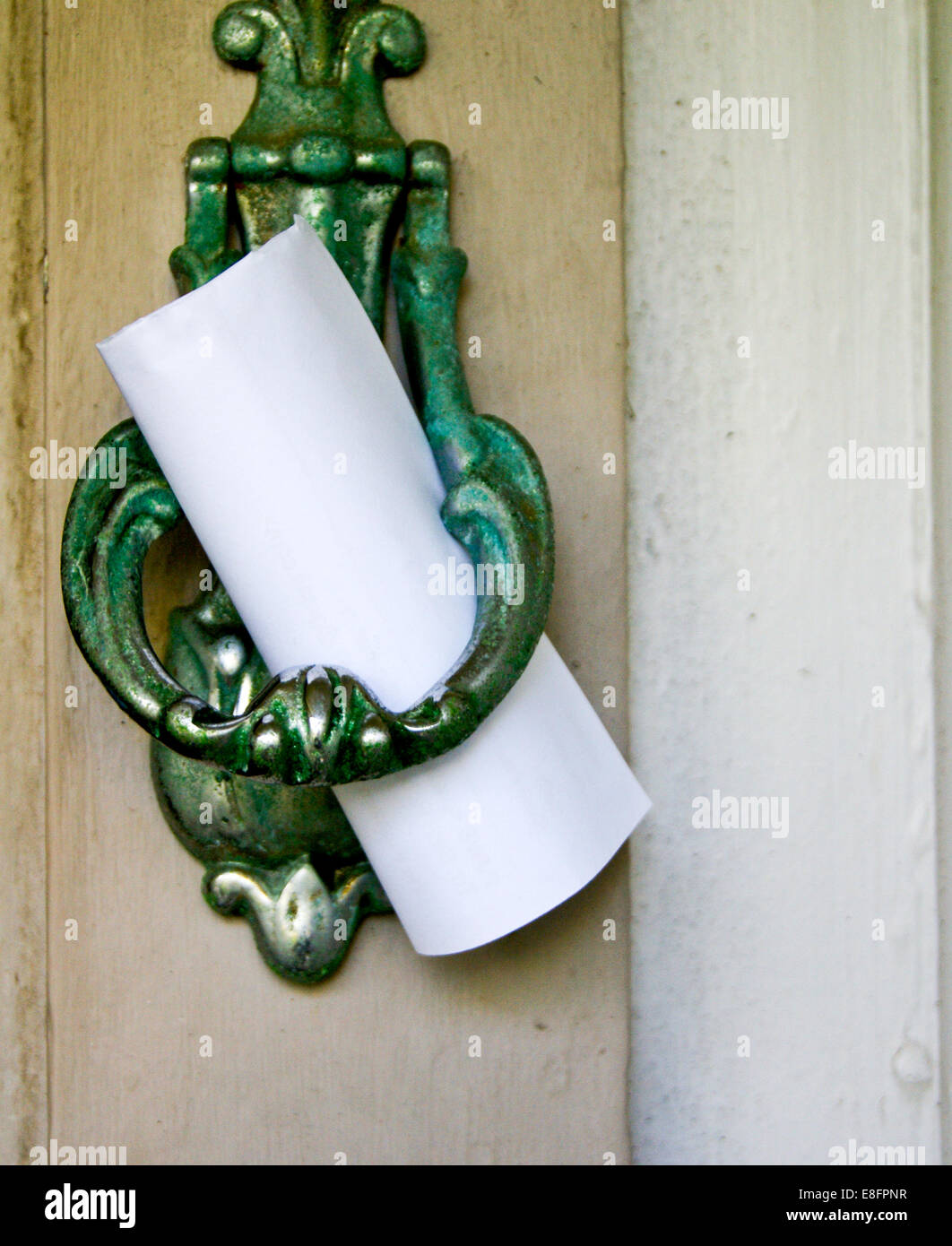 Old Green Front Door High Resolution Stock Photography and Images - Alamy