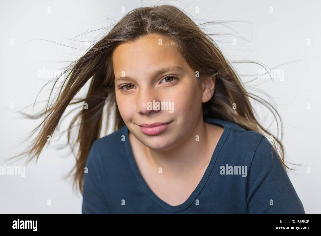 Windblown hair hi-res stock photography and images - Alamy