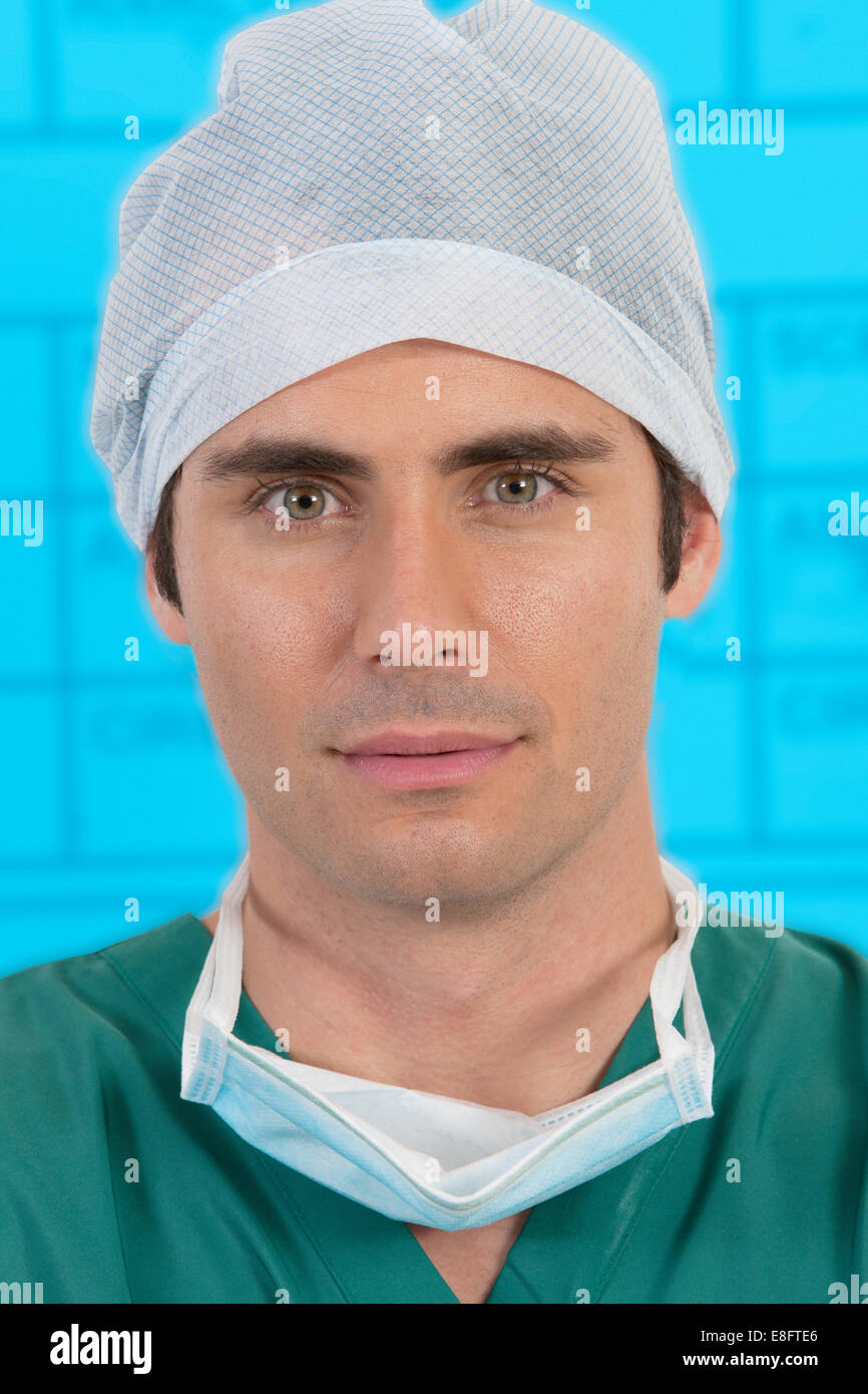 Portrait of surgeon in hospital Stock Photo - Alamy