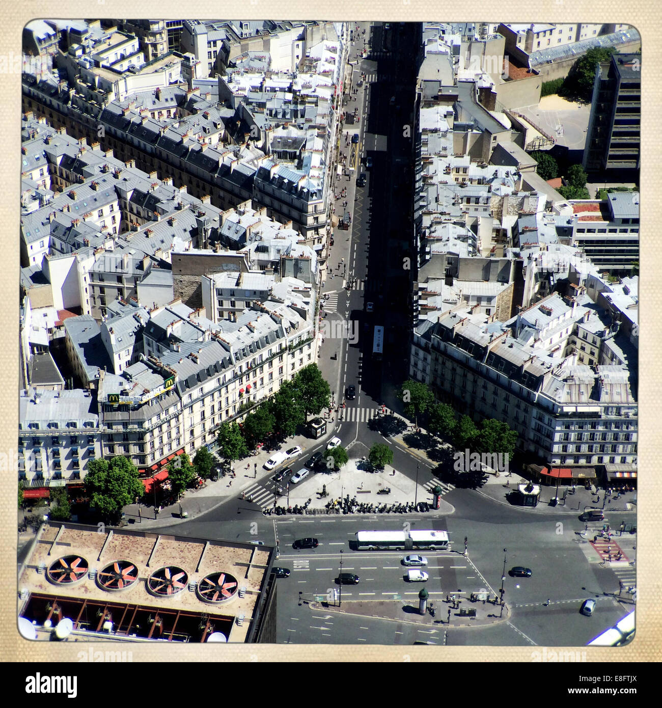 Paris aerial view hi-res stock photography and images - Alamy