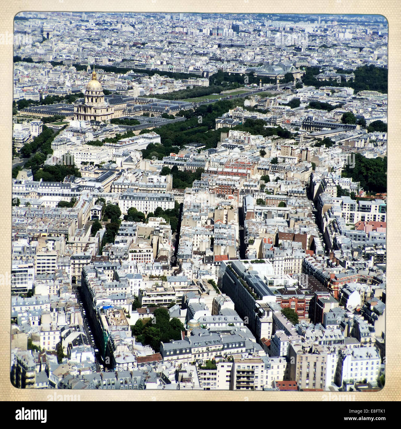 France, Paris, Aerial view of city Stock Photo - Alamy