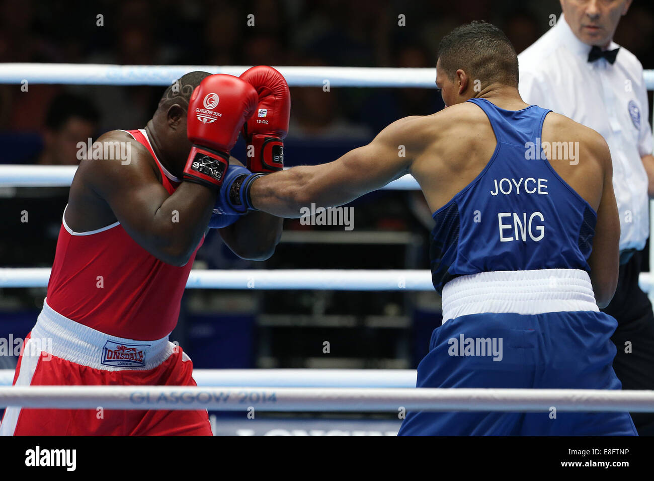 Joseph Joyce (ENG) (Blue) beats Keddy Agnes (SEY) (Red) - Boxing Super ...