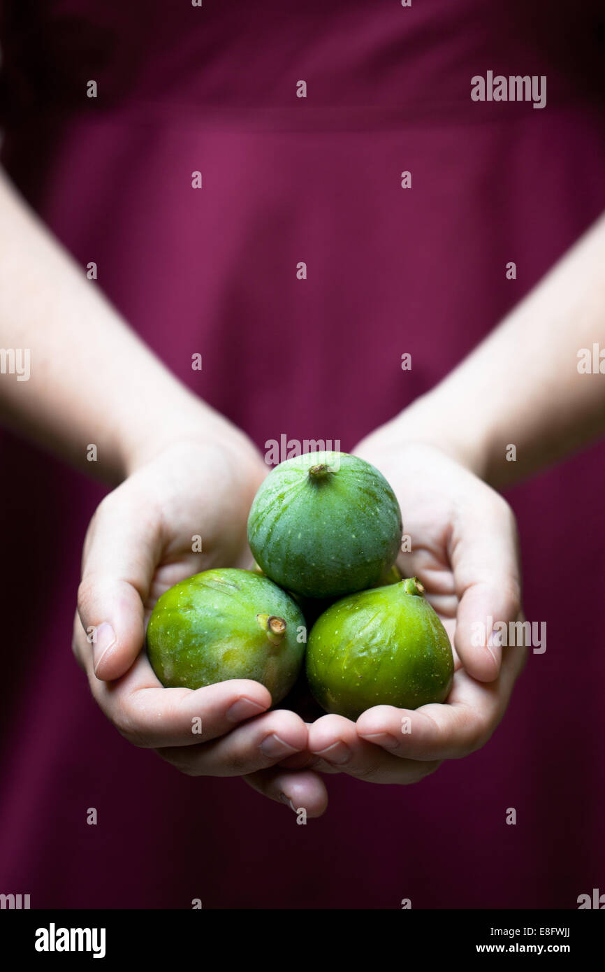 Hands holding figs hi-res stock photography and images - Alamy