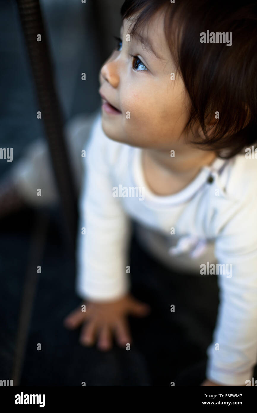 Crawling through a window hi-res stock photography and images - Alamy