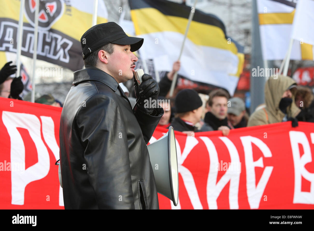 Russian nationalists holding their annual 'Russian March' on the ...