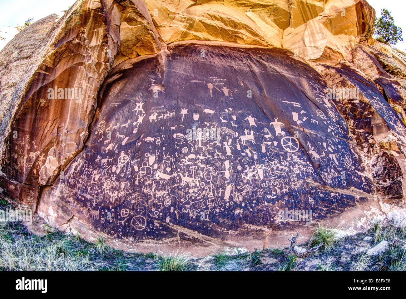 Newspaper rock national monument hi-res stock photography and images ...