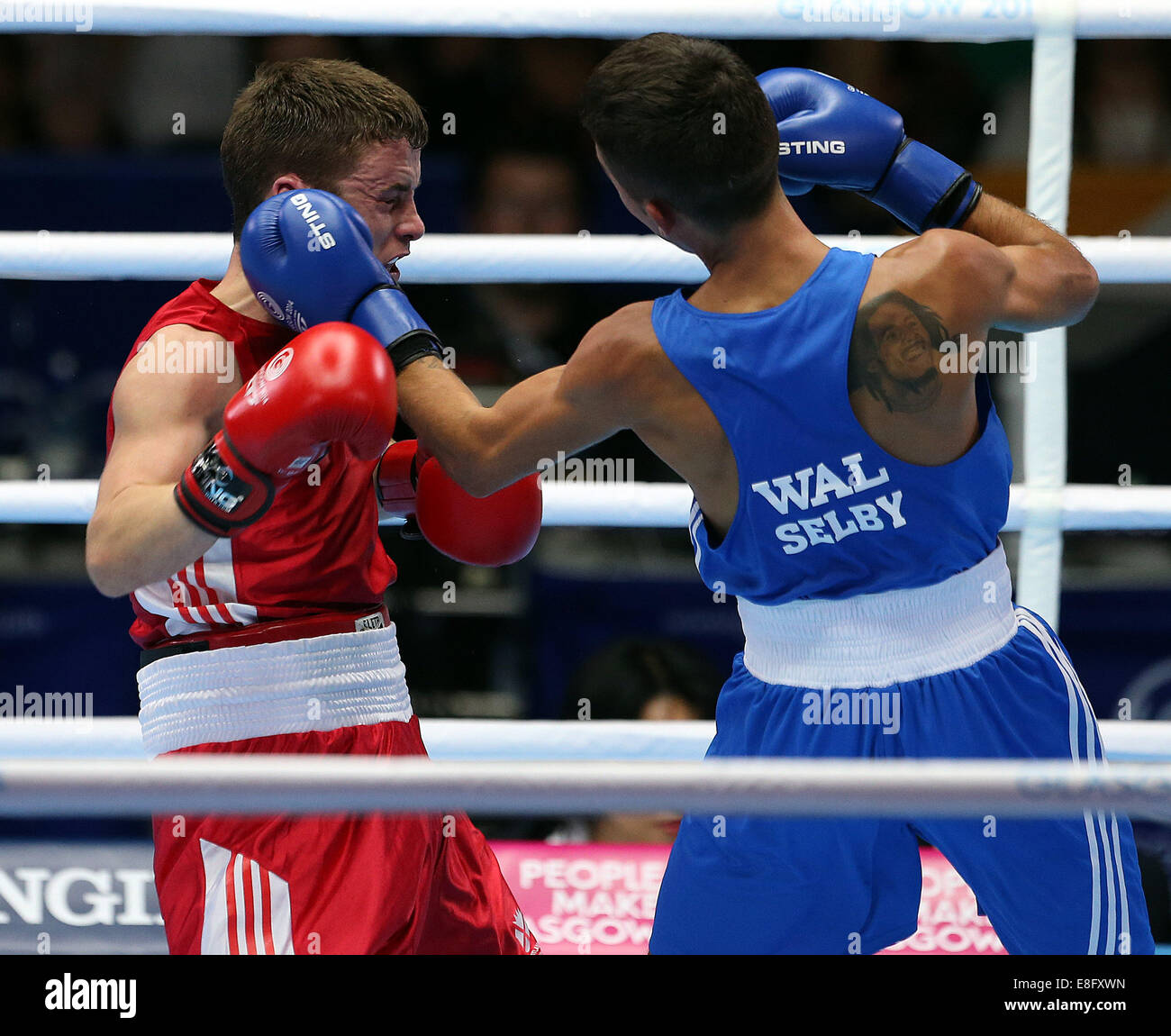 Reece mcfadden sco commonwealth games glasgow reece mcfadden sco hi-res stock photography and ...
