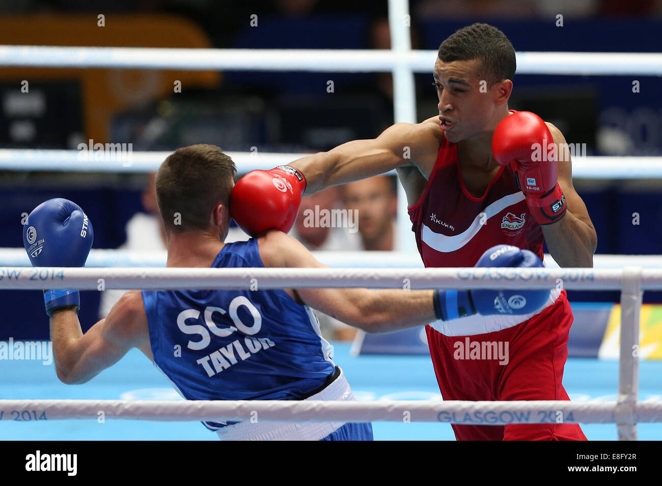 Josh Taylor (SCO) (Blue) beats Samuel Maxwell (ENG) (Red) - Semi Final ...
