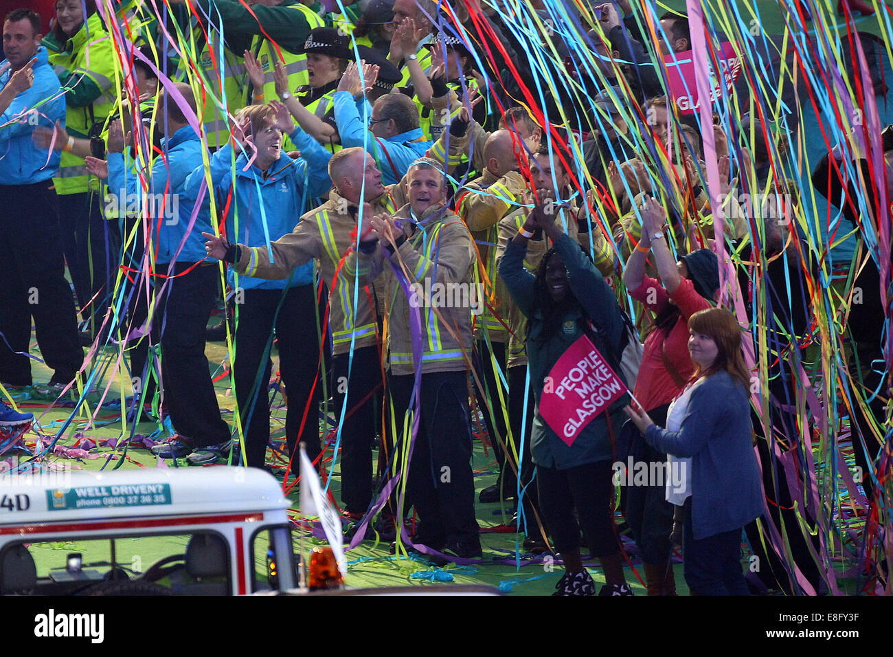 Thanking the emergency and council services and the Clydesiders ...