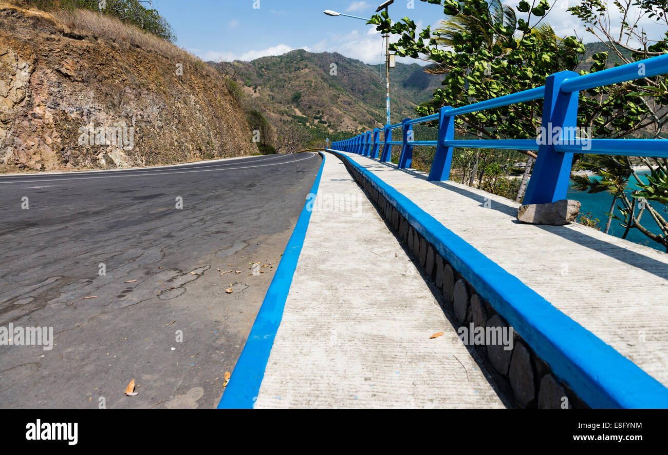 lower view of of the road downhill Stock Photo - Alamy