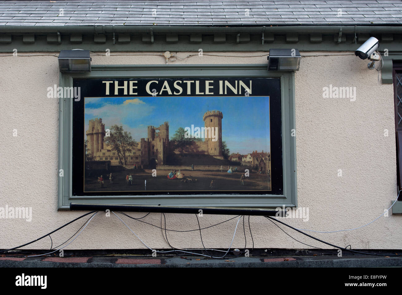 The Castle Inn pub sign, Kidderminster, Worcestershire, England, UK ...