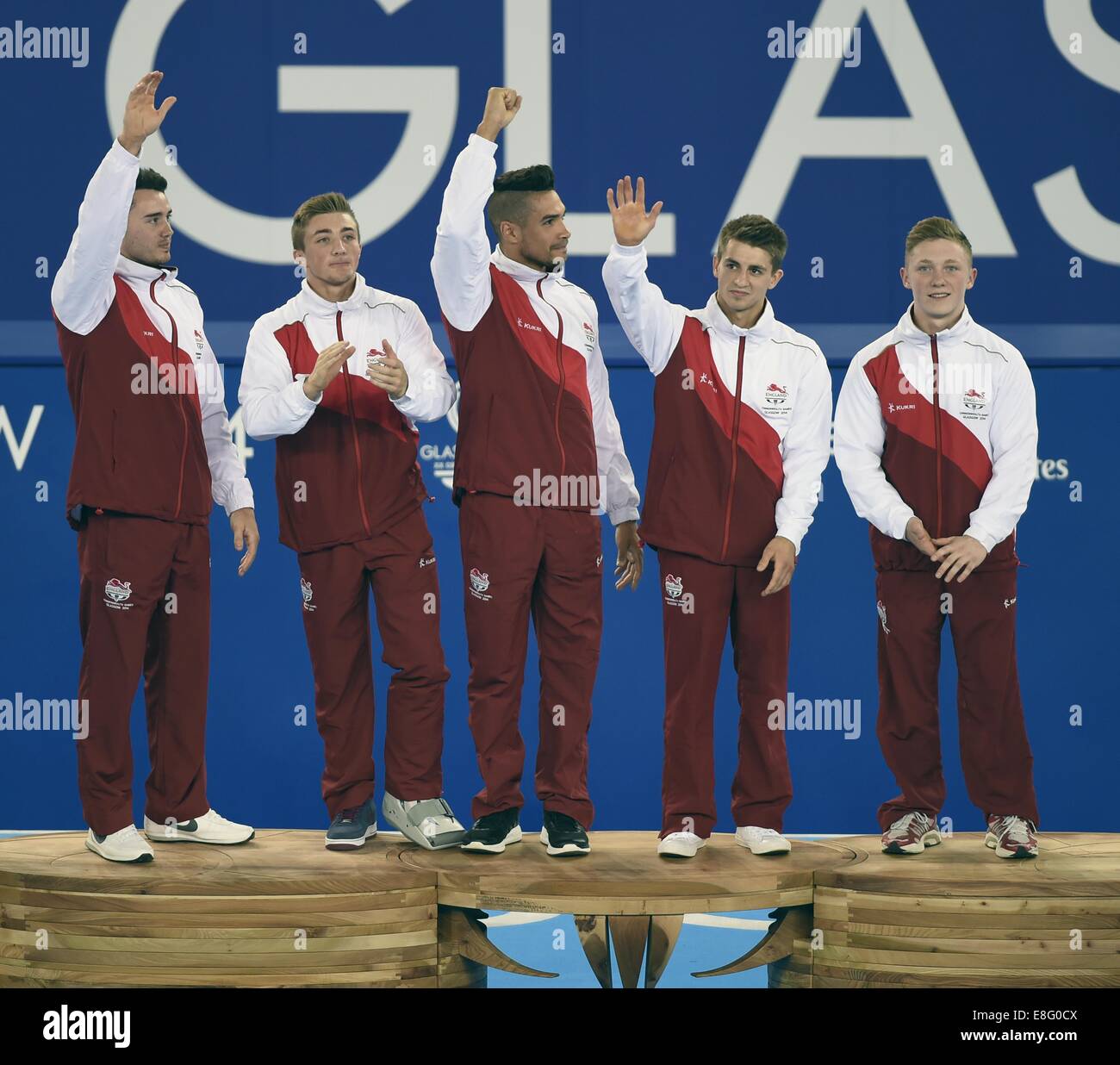 (l to r)Kristian Thomas, Sam Oldham, Louis Smith, Max Whitlock and Nile ...
