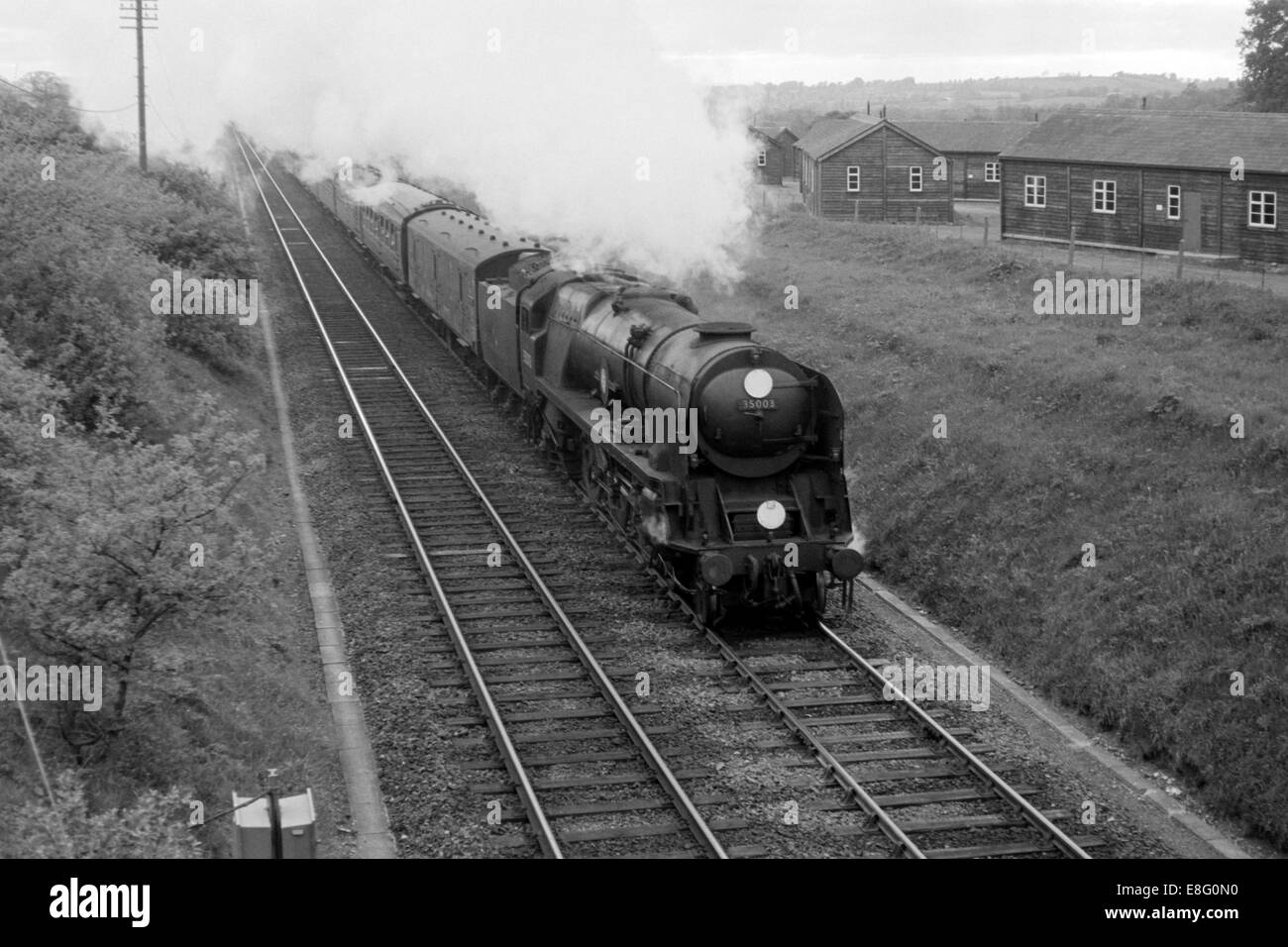 British railways merchant navy class High Resolution Stock Photography ...