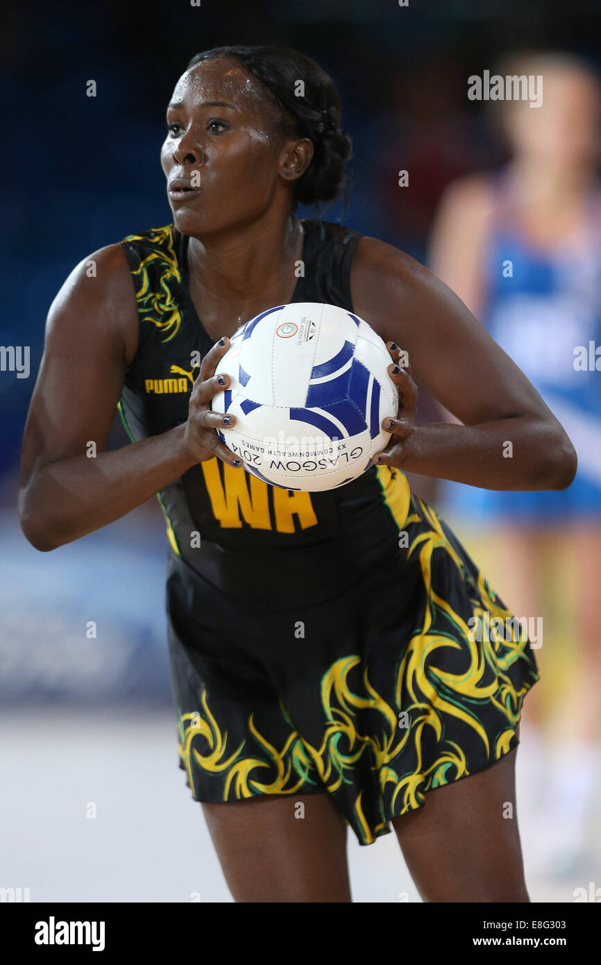 Karin Connell (JAM) in action. Jamaica v Scotland - Netball - SECC ...