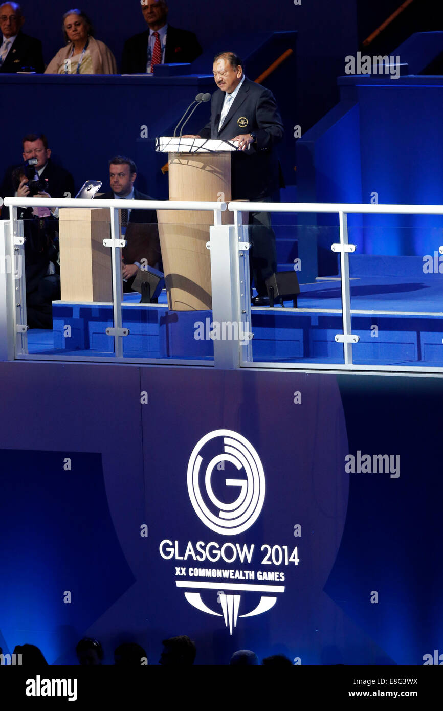 President of the Commonwealth Games Federation Prince Imran. Opening ...