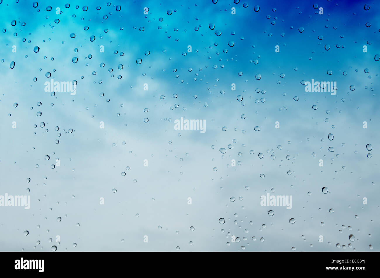 abstract blue color background with drop water Stock Photo - Alamy